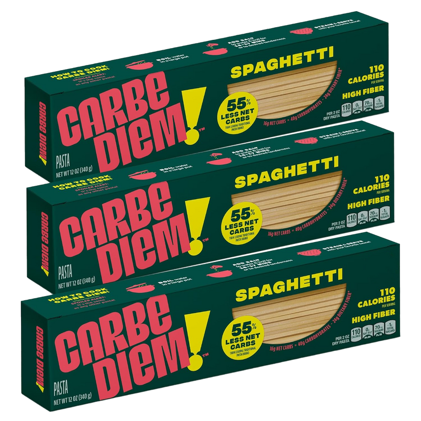 Spaghetti Pasta | Low Net Carb, High Fiber | Carbe Diem