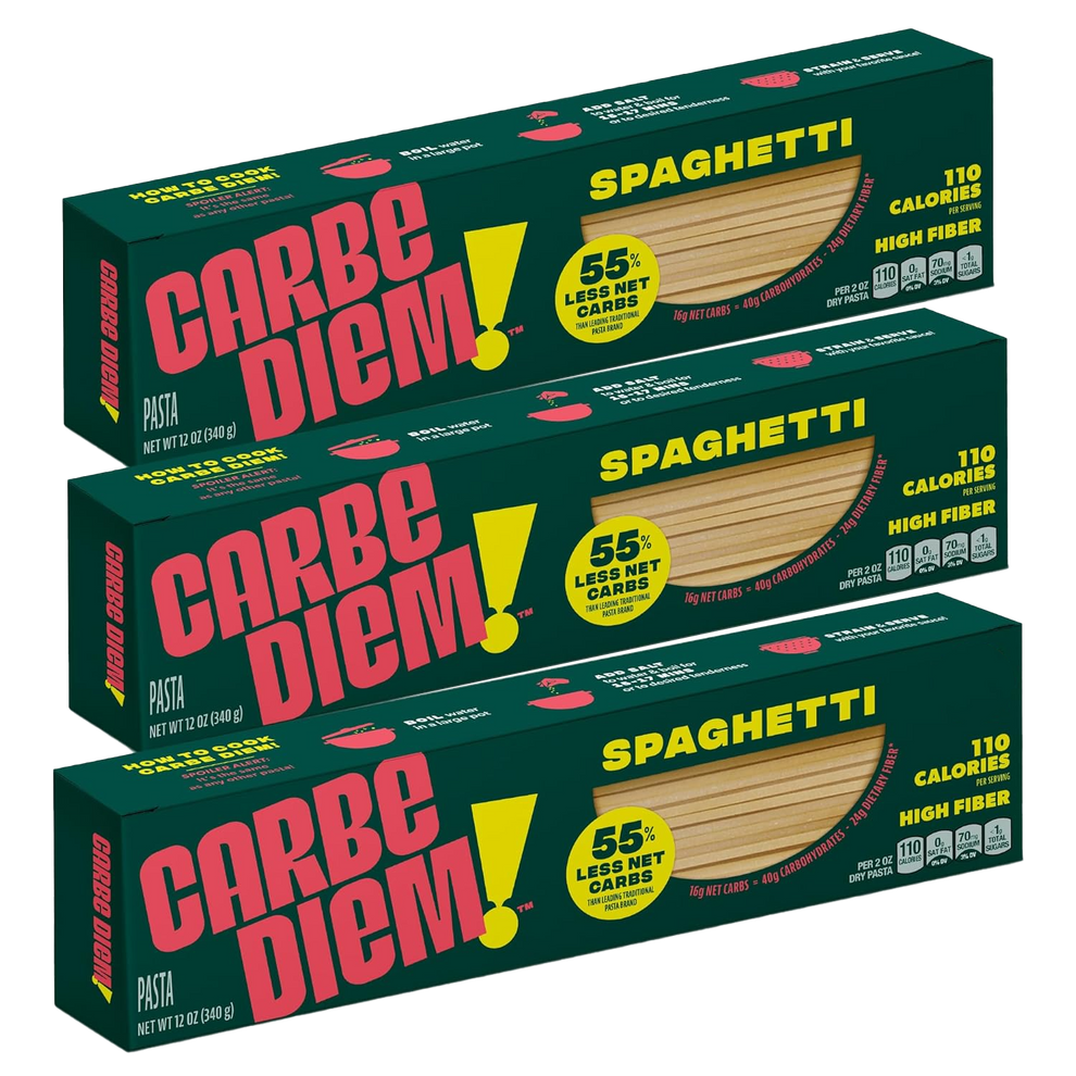 Spaghetti Pasta | Low Net Carb, High Fiber | Carbe Diem