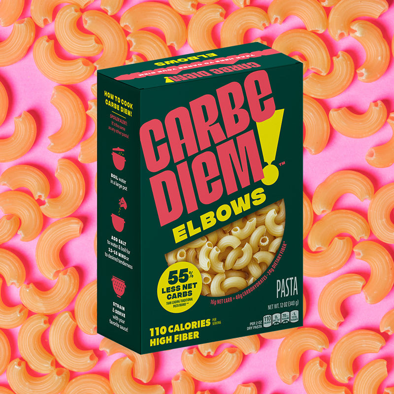 Low Net Carb Elbow Macaroni Pasta – High Fiber & Protein – Carbe Diem