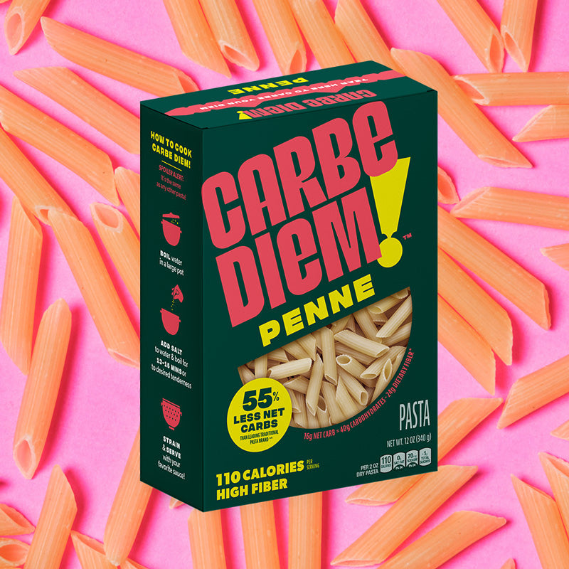 Low Net Carb Penne Pasta – High Fiber & Protein – Carbe Diem